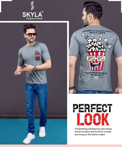 Mens Half Sleeve T Shirt Skyla At Rs 200 पुरुषों की आधी बाजू की टी