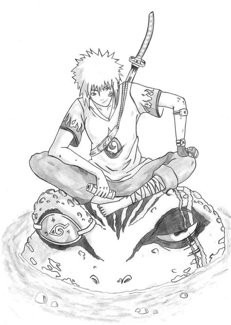 Naruto Six Paths Sage Mode Coloring Pages