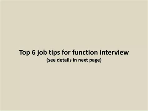 Top 10 Function Interview Questions With Answers Ppt
