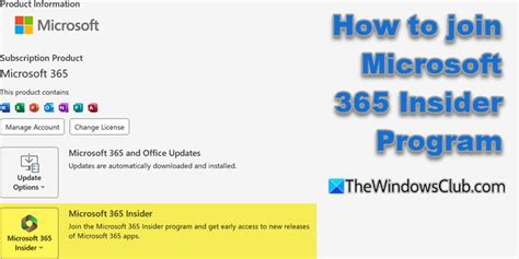 How To Enroll For Microsoft 365 Insider Program