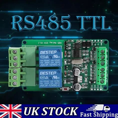 RS TTL MODBUS RTU Relay Switch Board Way Optocouplers Isolate Input Output PicClick UK