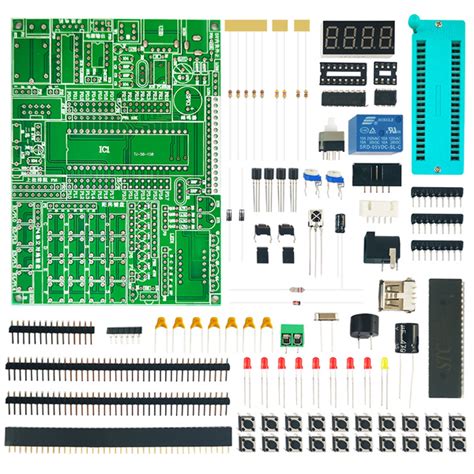 51 microcontroller development board kit avr compatible experimental