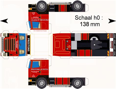SP Papel Modelismo PaperCraft Scania Paper Truck
