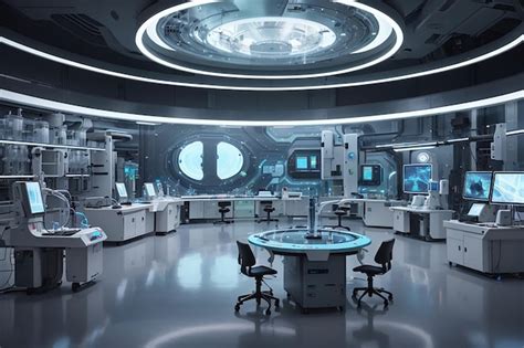 Premium Ai Image Ai Driven Scientific Discovery Lab