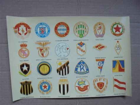 StarÉ VodovÉ Obtisky Znaky Dresy SlavnÝch FotbalovÝch KlubŮ Albatros Aukro