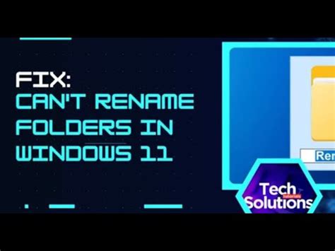 Fix Can T Rename Folders In Windows Easy Troubleshooting Steps
