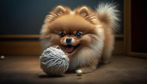 Cute Pomeranian Puppies Wallpaper