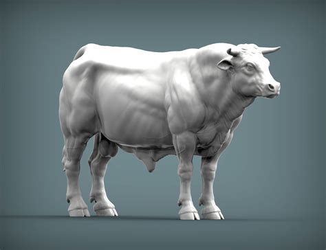 3d File Bull 3d Print Model 🐂 ・3d Print Model To Download・cults