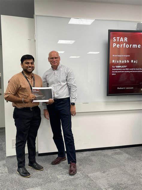 Rishabh Raj On Linkedin Awards Achivement Starperformer Azure Azuredevops Cybersecurity