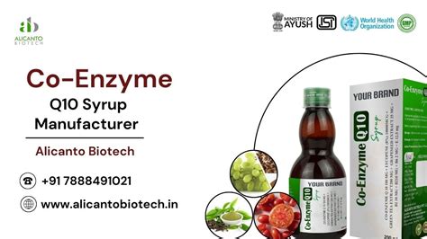 Co Enzyme Q10 Syrup Manufacturer Best Co Enzyme Q10 Syrup
