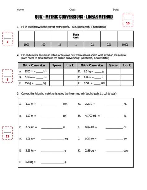 Metric Conversions By Linear Or Staircase Method Quiz By Science With Mr Enns
