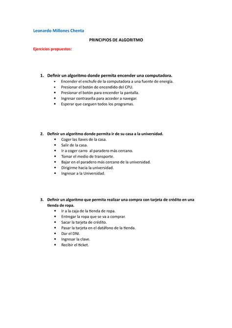 Actividad 01 Principios De Algoritmos Leonardo Millones Chenta