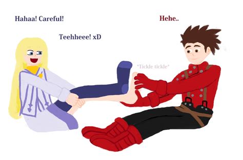 Lloyd Tickles Colette Request By Tobymcdee On Deviantart