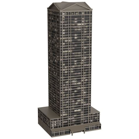 High Rise Building 3d Model A23d