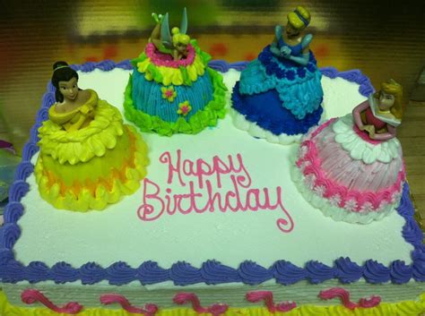 Princess Birthday Sheet Cakes