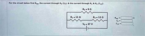 solved texts for the circuit below find the current through r1 the