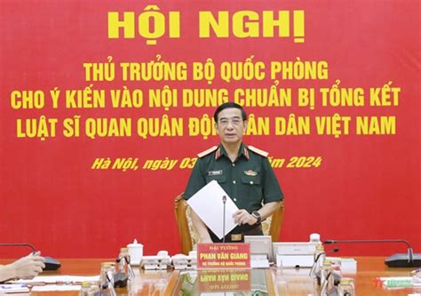 Cần đồng Bộ Giữa Luật Sĩ Quan QĐnd Việt Nam Và Các Luật Khác