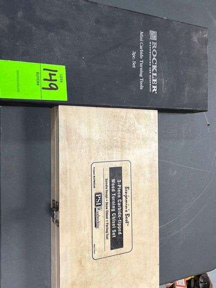 Rockler 3pc Mini Carbide Turning Tool Set And 3pc Carbide Tipped Wood Turning Chisel Set Nw