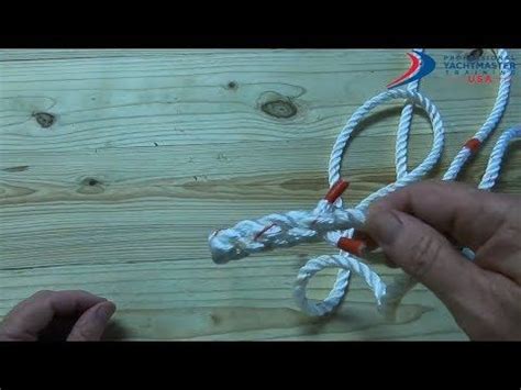 How To Tie A Back Splice Crown Splice Tutorial Professional