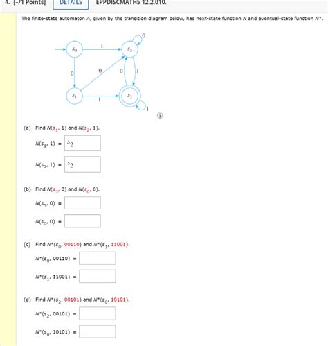 Solved Please Put Answer And Circle With Section A D So It Chegg