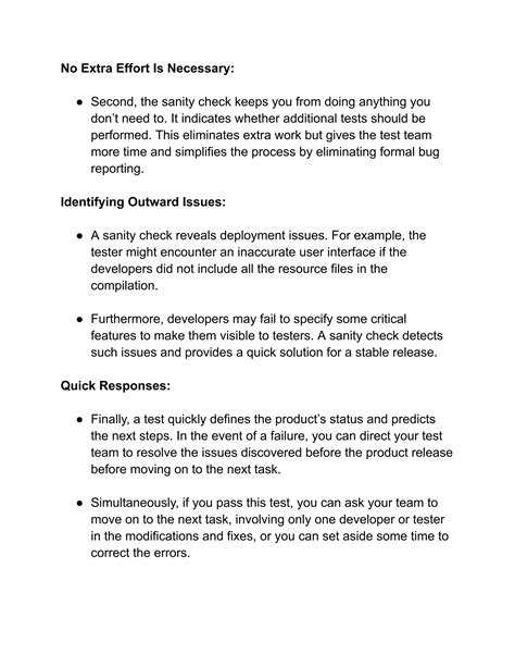 Sanity Testing Vs Regression Testing Key Differences With Examplespdf