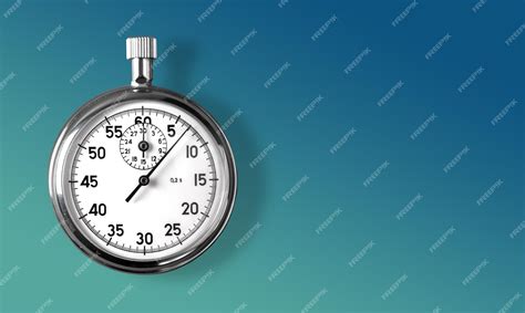 Premium Photo Close Up Stopwatch In Human Hand Timer