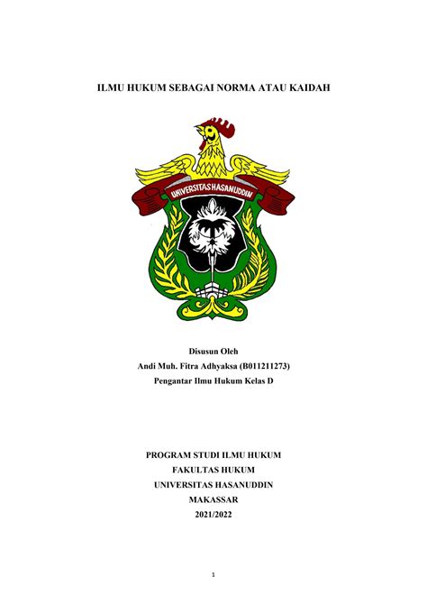 SOLUTION Hukum Sebagai Norma Atau Kaidah Studypool