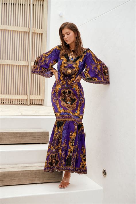 Midnight Blue Cocktail Maxi Dress Czarina Usa