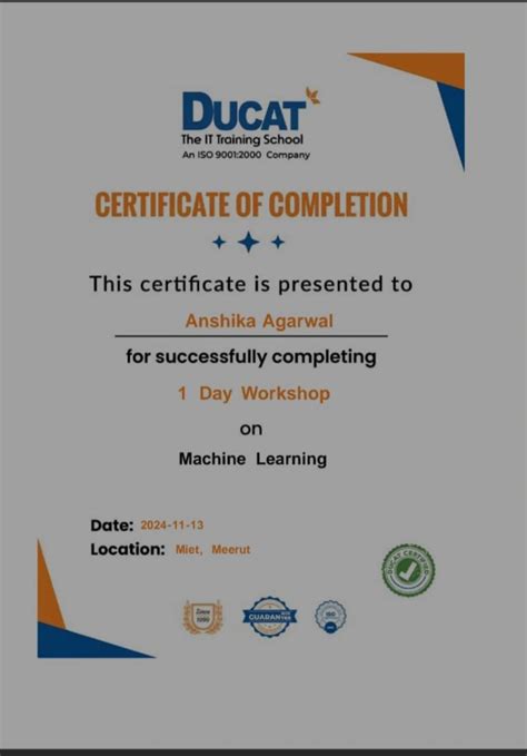 Anshika Agarwal On Linkedin Ducat Miet