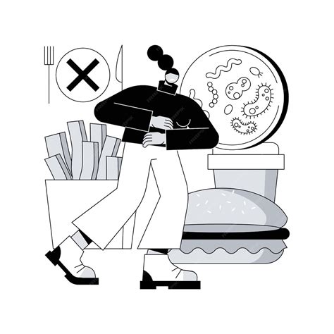 Premium Vector Food Contamination Abstract Concept Vector Illustration