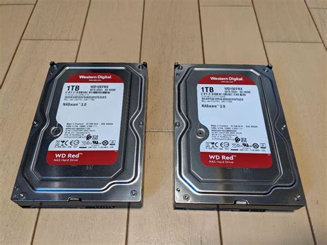 【ほぼ未使用】WD10EFRX 1TB 2台ペア - メルカリ