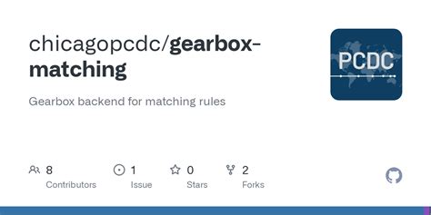 Github Chicagopcdc Gearbox Matching Gearbox Backend For Matching Rules