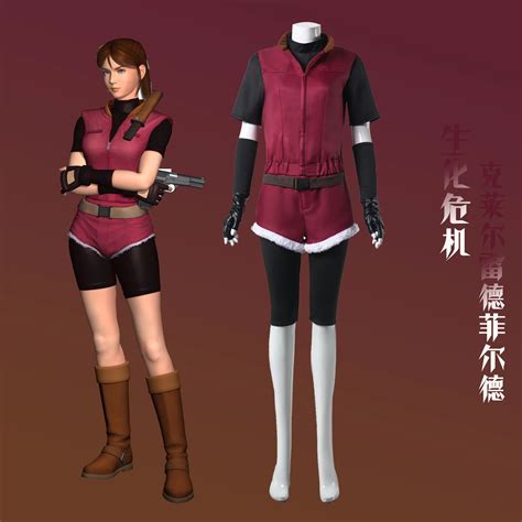 Claire Redfield Original Outfit The Authentic Re2 Costume That