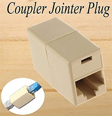 Lan Connector Rj45 Connector Cover Female To Female Ethernet Coupler