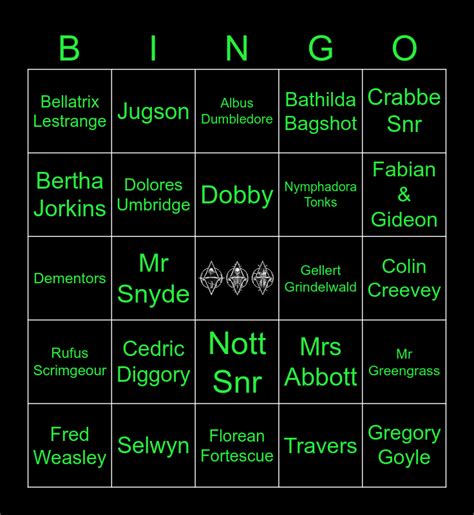Naughty Naughty Bingo Card