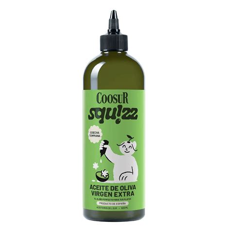 Aceite De Oliva Virgen Extra En Biberón Squizz