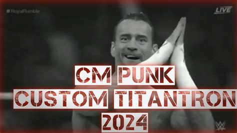 CM Punk Theme Song Cult Of Personality 2024 Custom Titantron Comment
