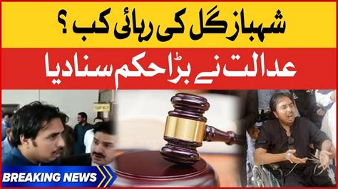 Shahbaz Gill Bail Court Big Decision Breaking News Youtube