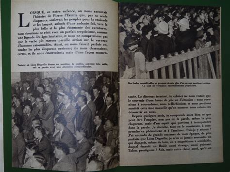 Bouquinerie Belgicana Portrait De Léon Degrelle Pierre Daye Rex