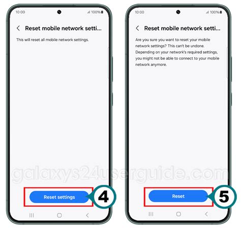 How To Reset Network Settings On Samsung Galaxy S24