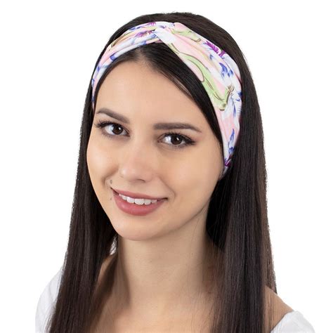 Opaska Do W Os W Szeroka Bandamka Turban Kwiaty Crystalove Pl