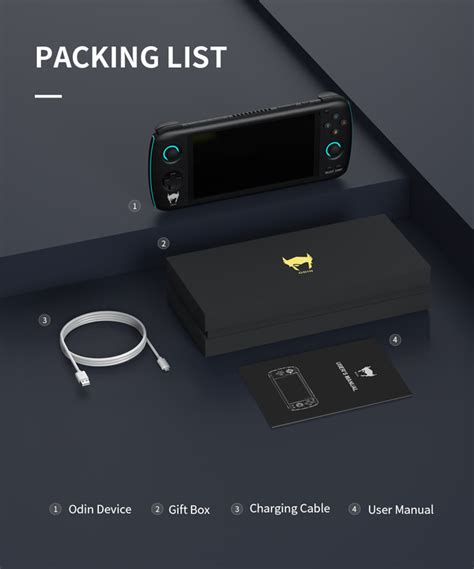 AYN Odin Pro GB GB Consola Portátil Gaming Des consoles portables avec des jeux retro