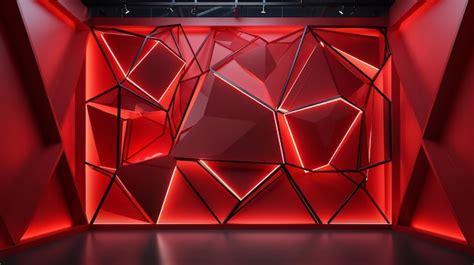 빈 포디엄을 포함한 현실적인 사진 스튜디오 배경 Generative Ai 프리미엄 사진