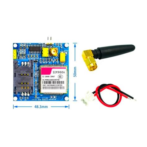 Sim900a Gsm Gprs Module With Antena Zenith Electronics