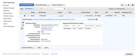 RDSの新エンジンAuroraにログインしてみた DevelopersIO