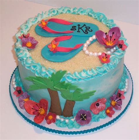 Beach Cake Ocean Cakes Beach Cakes Birthday Cakes For Teens Cool