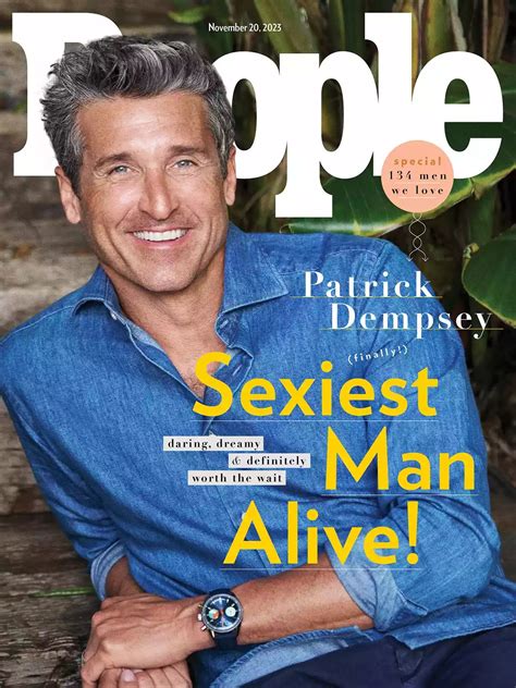 Patrick Dempsey Named Sexiest Man Alive 2023 By Peopl