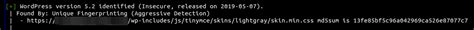 incorrect version fingerprinting · issue 1596 · wpscanteam wpscan · github