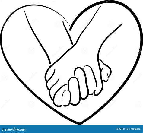 Holding Hands Royalty Free Stock Image Image 9274176