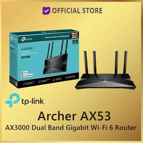 Promo Tp Link Archer Ax Ax Dual Band Gigabit Wi Fi Router Ax Diskon Di Seller